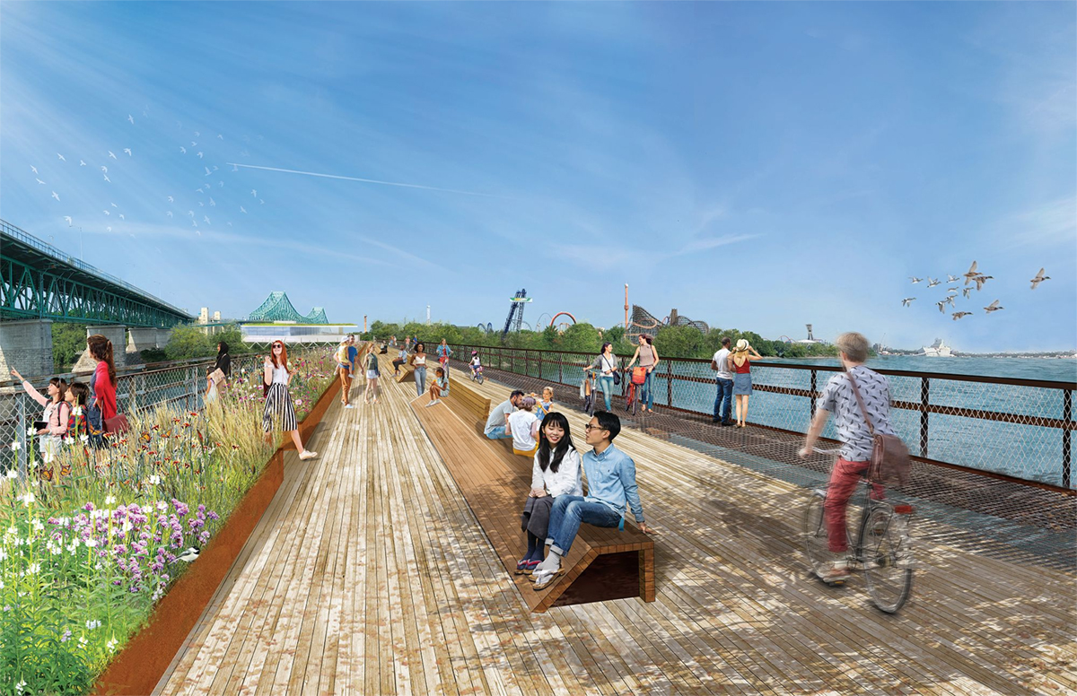 Le pont de l'Expo-Express - ProposMontréal